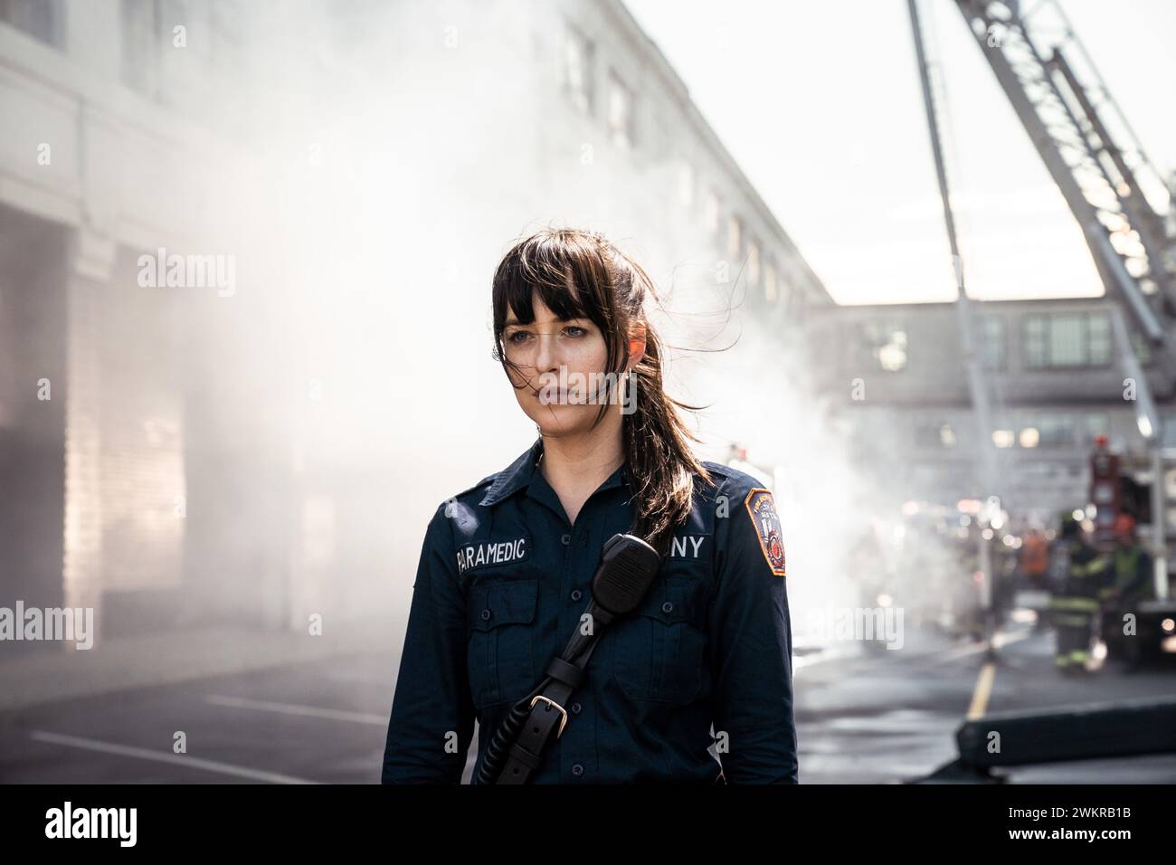 DAKOTA JOHNSON in MADAME WEB, directed by S. J. CLARKSON. Credit: Sony ...