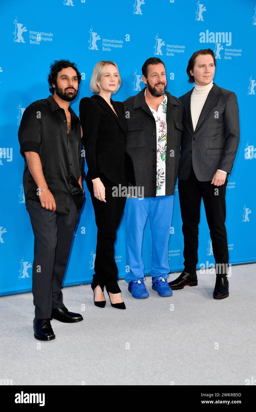 Kunal Nayyar, Carey Mulligan, Adam Sandler und Paul Dano beim Photocall ...