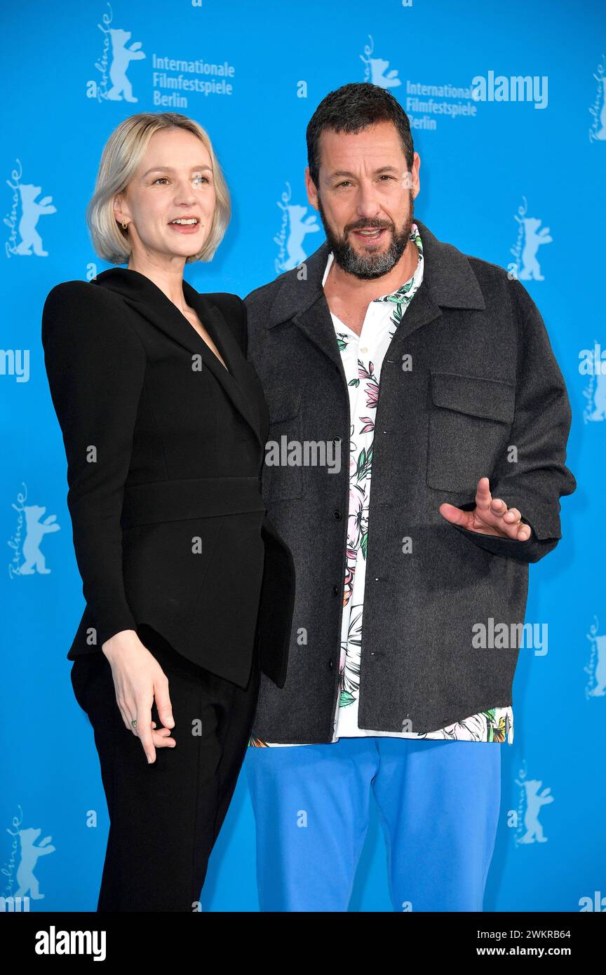 Carey Mulligan und Adam Sandler beim Photocall zum Kinofilm 'Spaceman ...