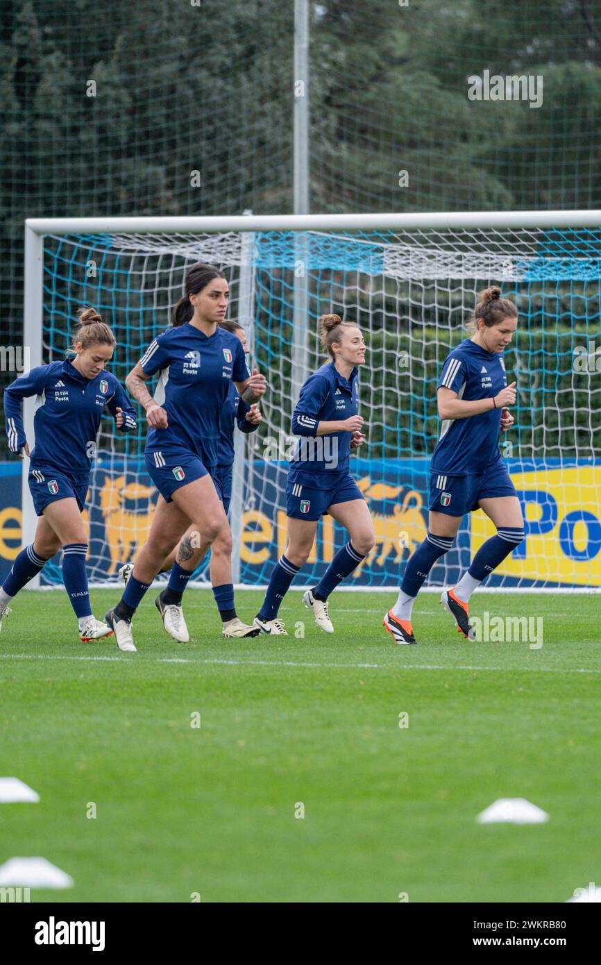 Florence, Italy, February 23th 2024: Martina Piemonte (Italy) and ...