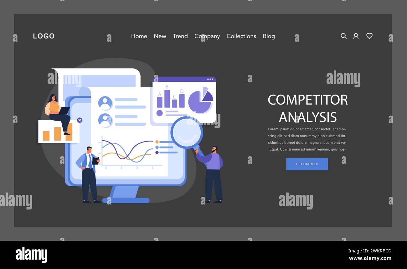 Competitor Analysis web or landing. Team meticulously evaluates market ...