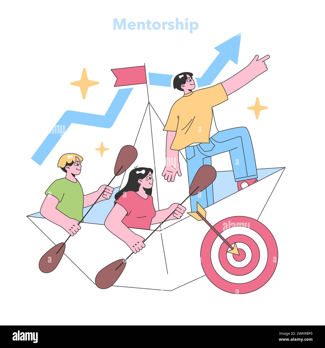 Guiding Mentor Leads Eager Learners Towards Their Target Symbolized By