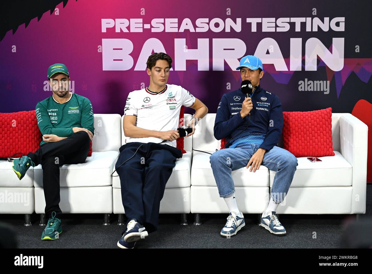Fernando alonso alex albon hi-res stock photography and images - Alamy