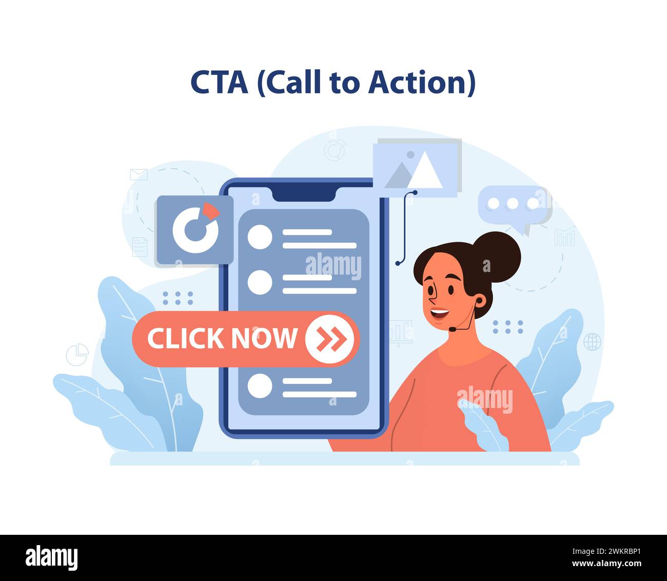 Call for immediate action Stock Vector Images - Alamy