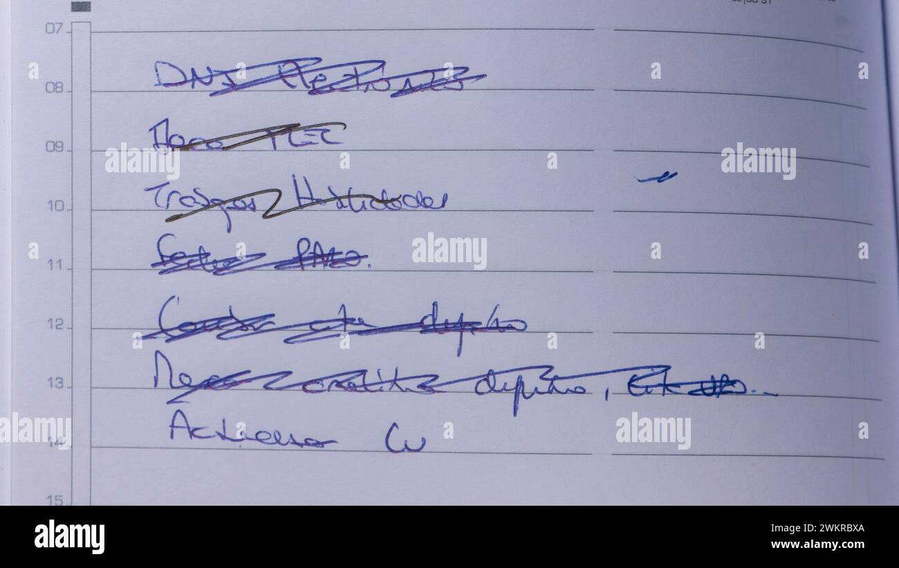 Crossed out hi-res stock photography and images - Alamy