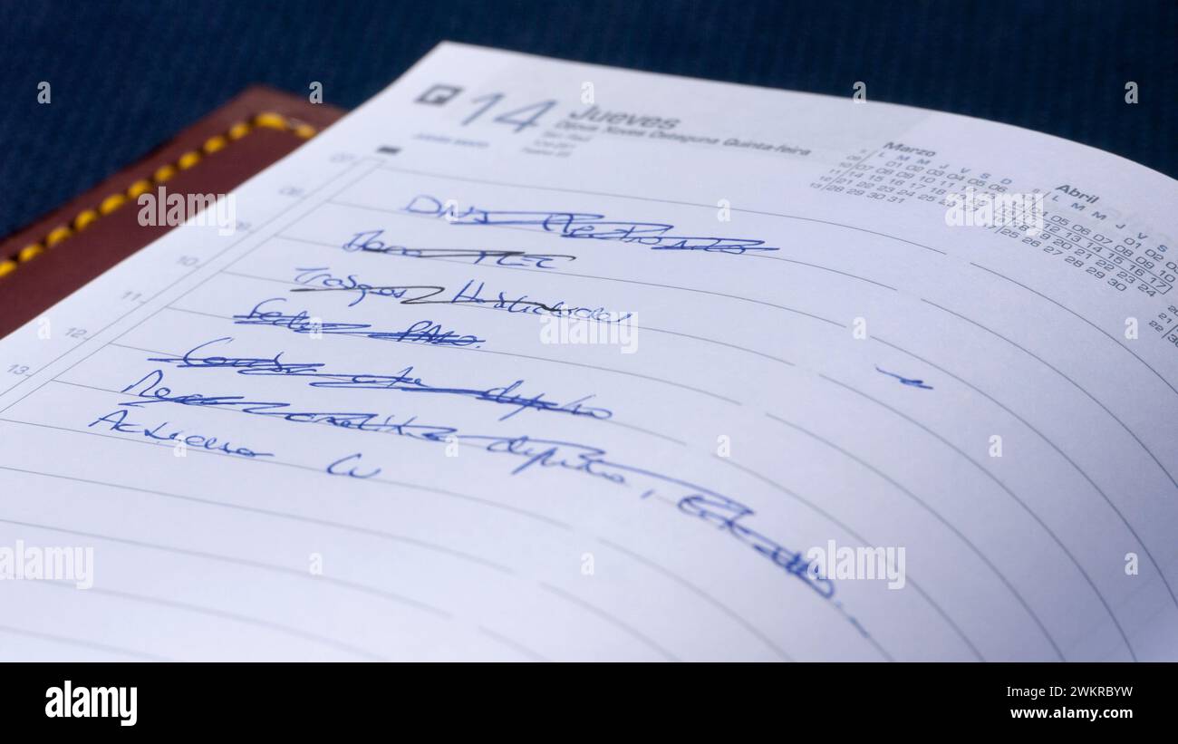 Crossed out page hi-res stock photography and images - Alamy