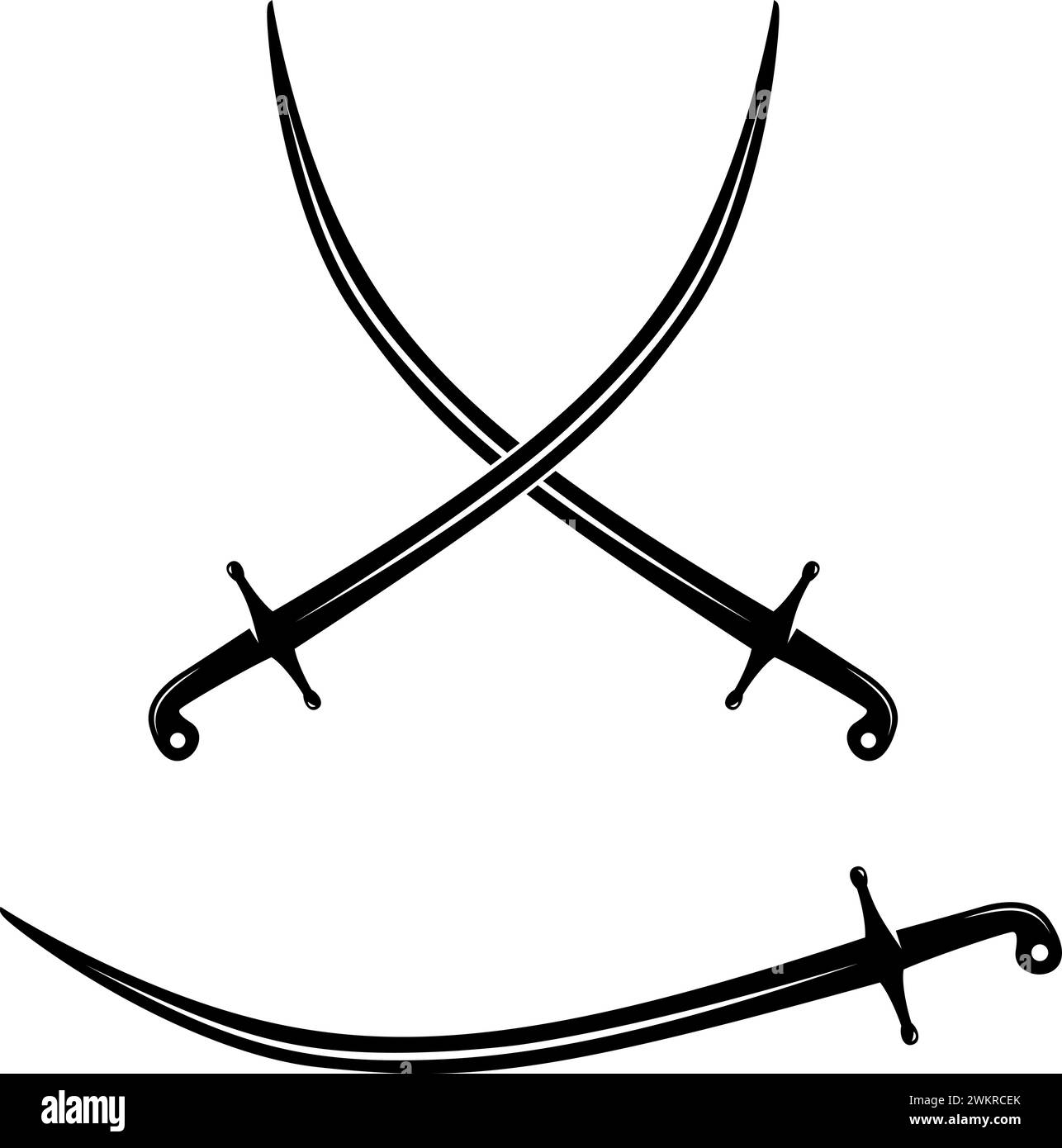 Cross sabers hi-res stock photography and images - Alamy