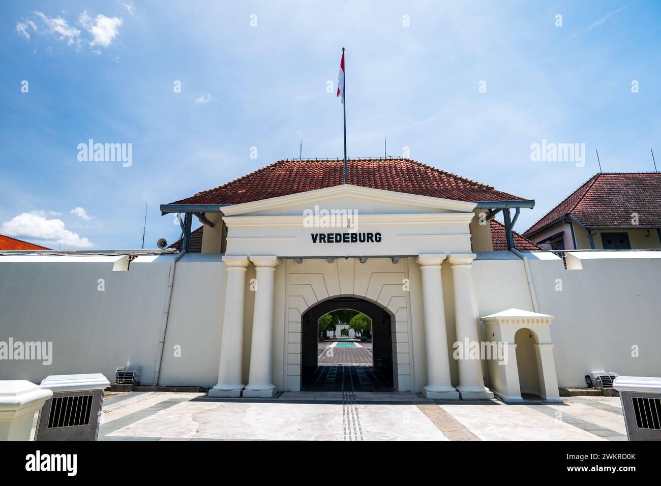 Fort Vredeburg in Yogyakarta, Indonesia. Vredeburg was a former ...