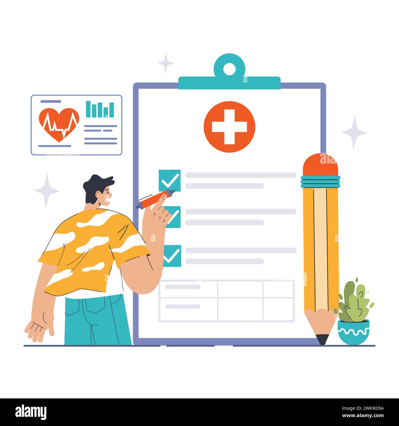 Insurance Policy concept. Delving into the details of healthcare ...