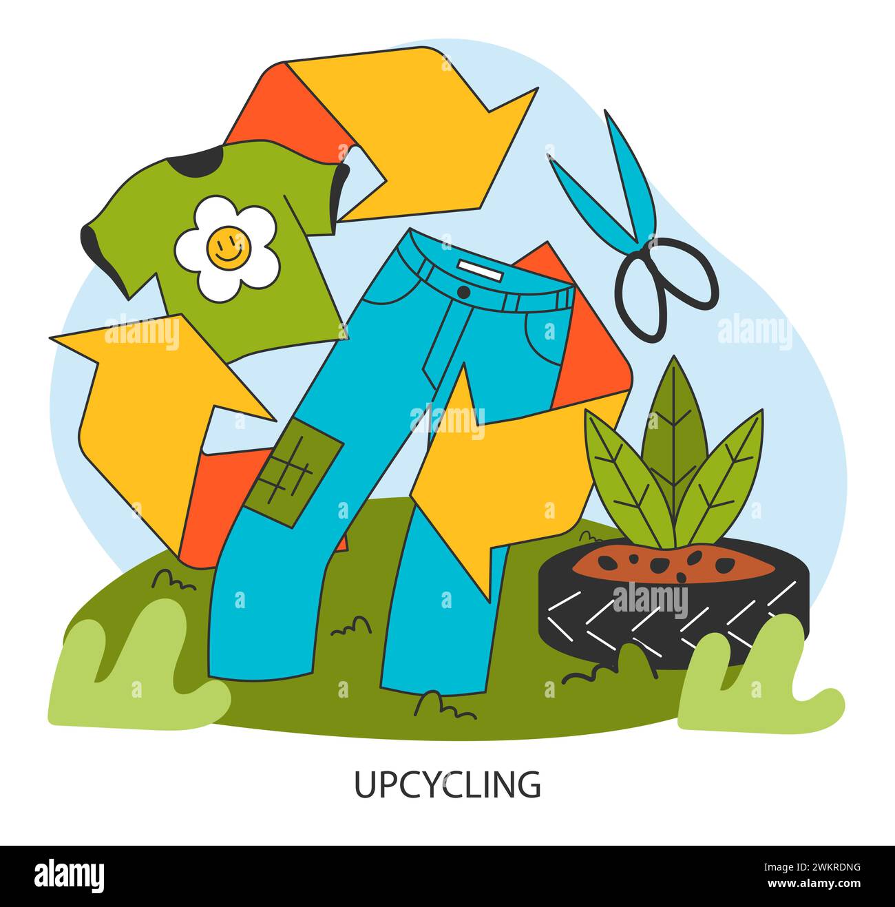 Conscious or ethical living. Sustainable development and zero waste ...