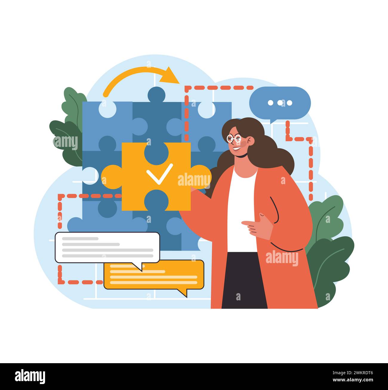 Connecting places Stock Vector Images - Alamy