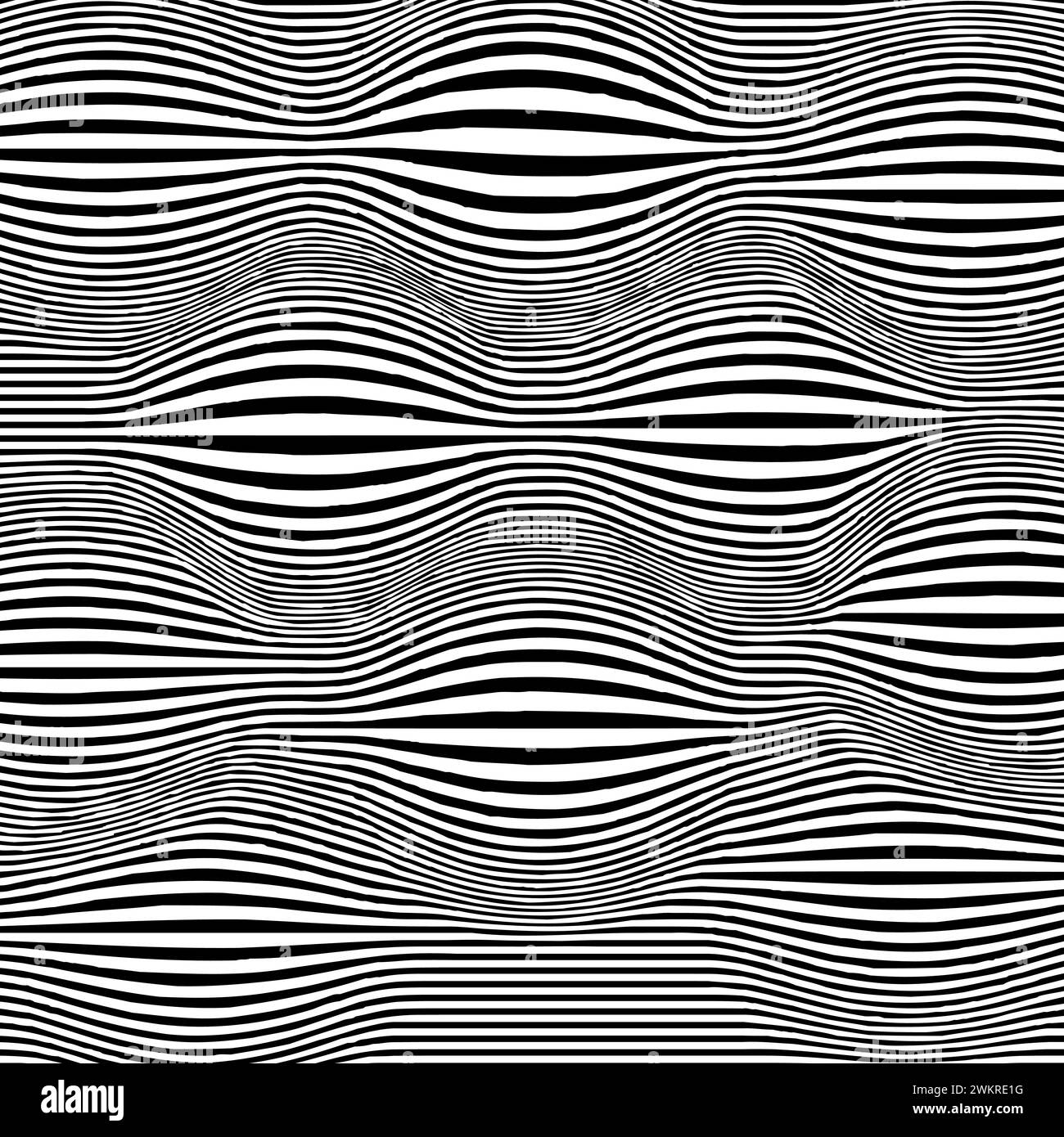abstract striped warp optical illusion pattern design background Stock ...