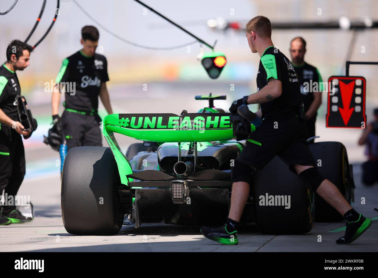 24 ZHOU Guanyu (chi), Stake F1 Team Kick Sauber C44, action during the Formula 1 Aramco pre ...