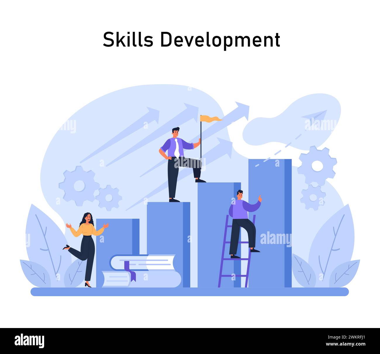 Professionals in motion Stock Vector Images - Alamy