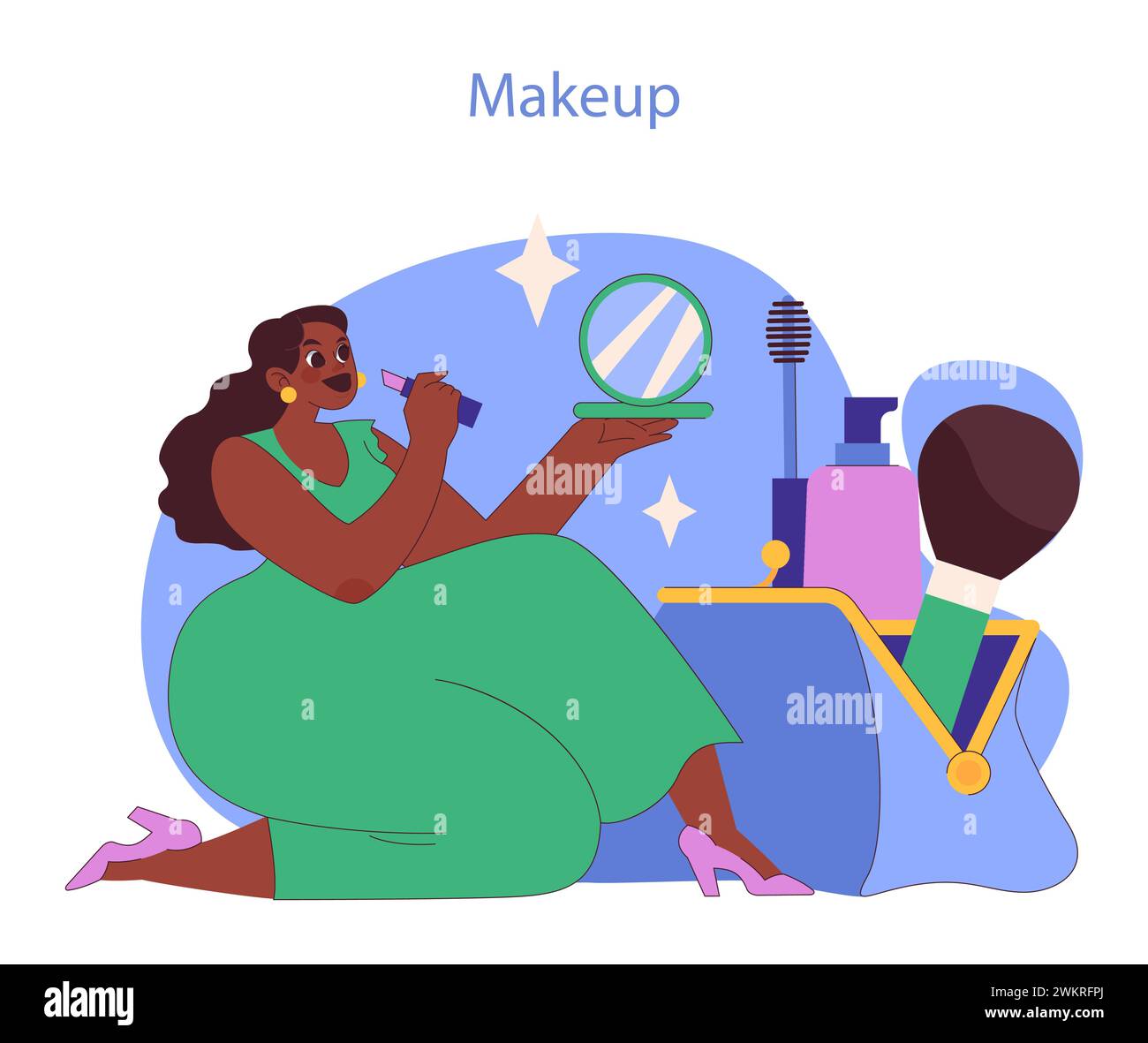 Applying routine Cut Out Stock Images & Pictures - Alamy