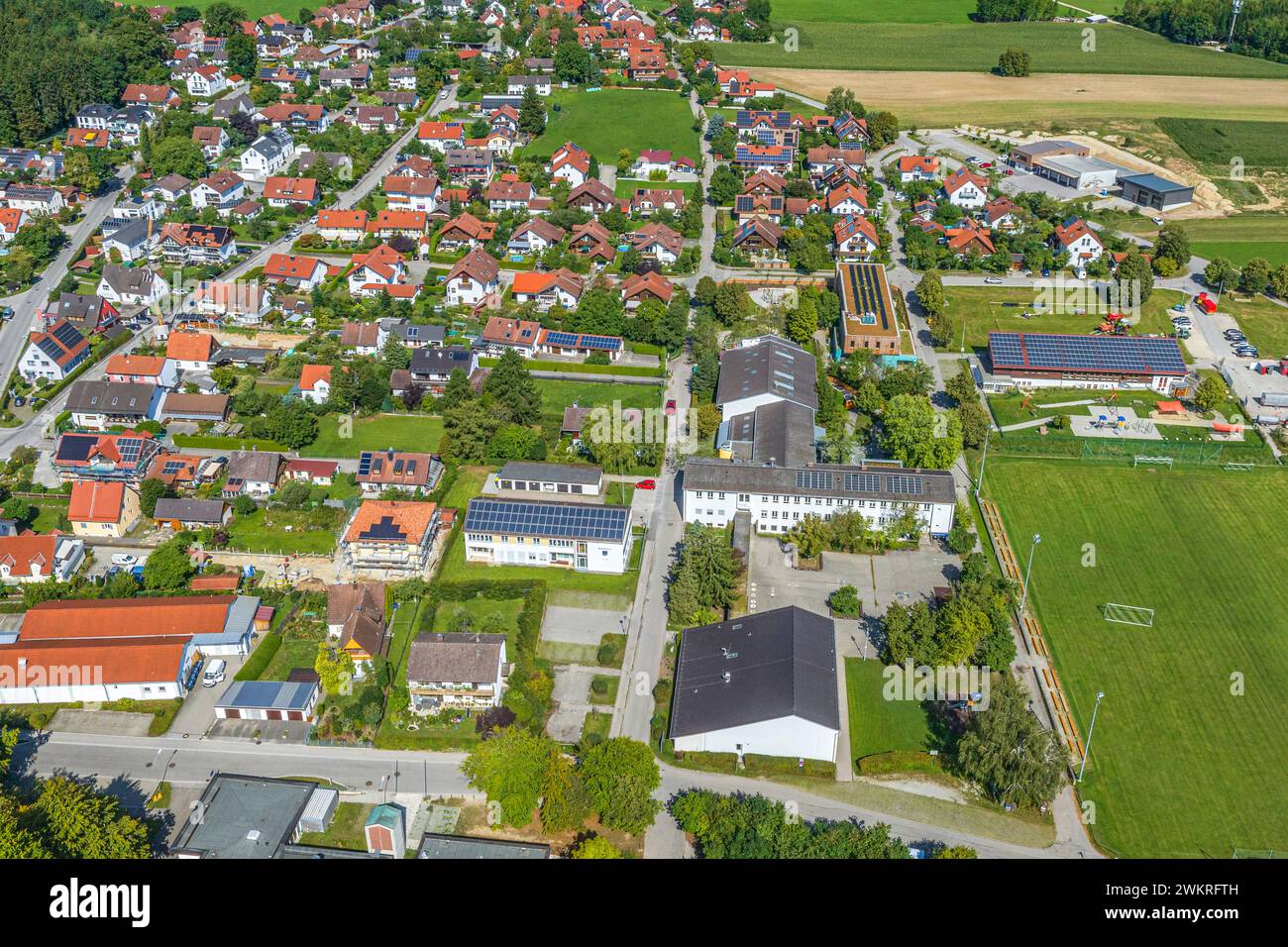 Geltendorf, a village near the Ammersee in Upper Bavaria and important ...