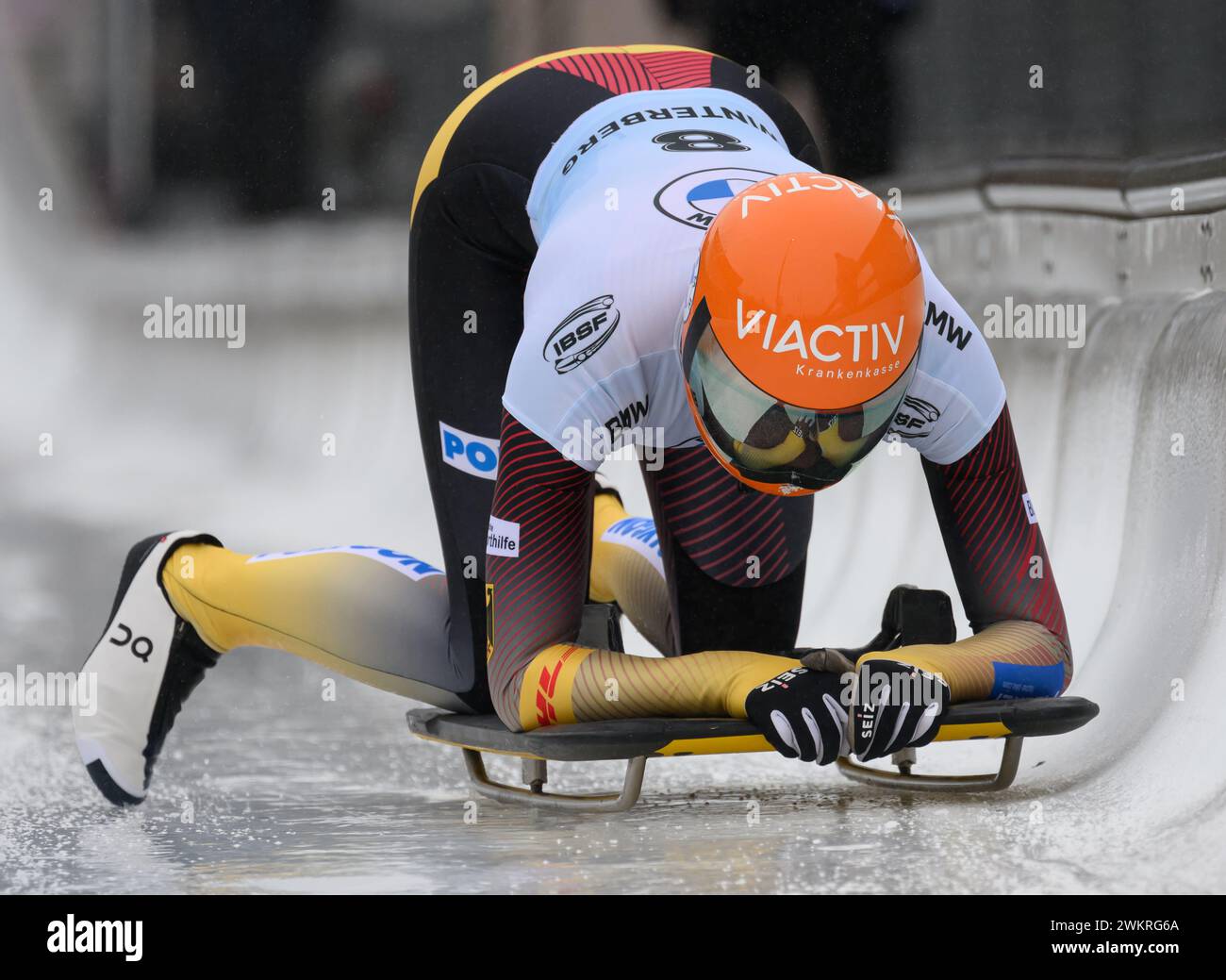 Winterberg, Germany. 22nd Feb, 2024. Skeleton, World Championships ...