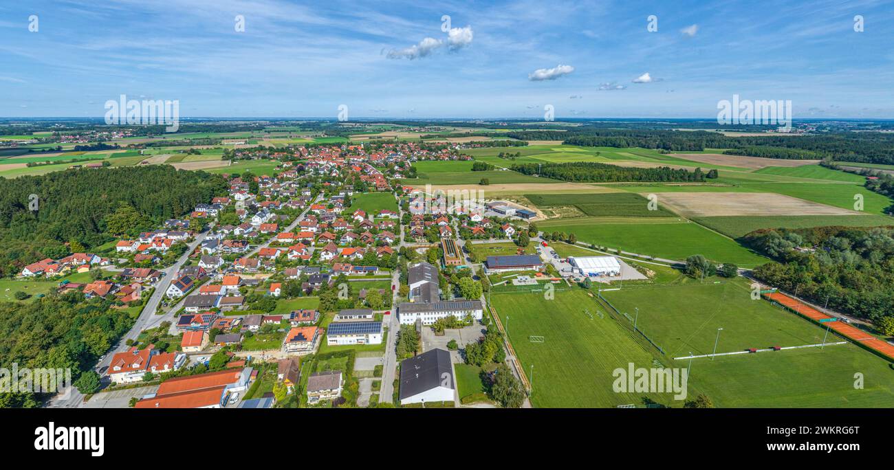 Geltendorf, a village near the Ammersee in Upper Bavaria and important ...