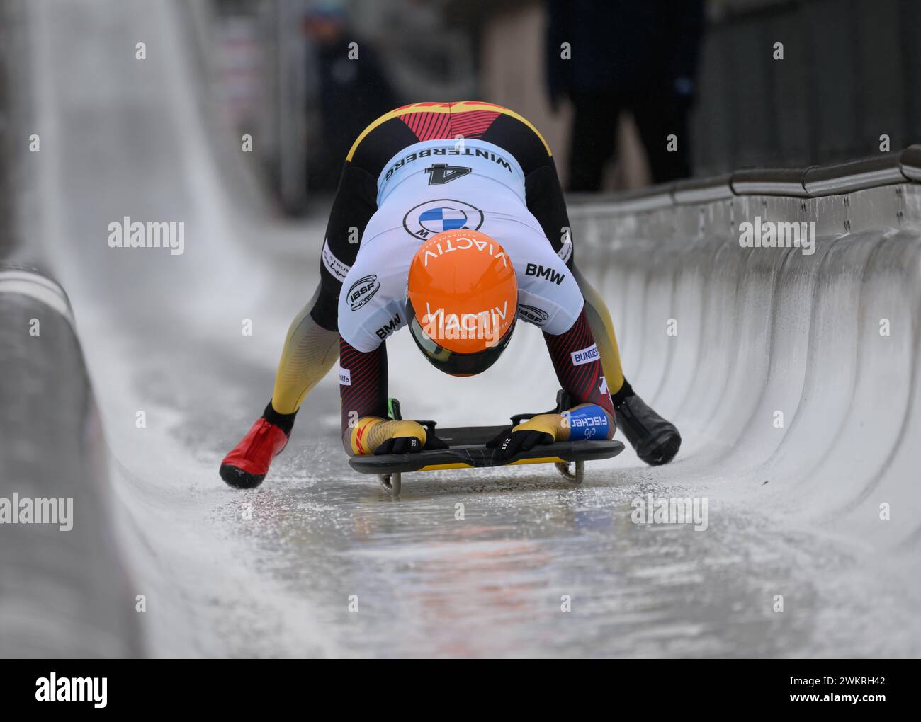 Winterberg, Germany. 22nd Feb, 2024. Skeleton, World Championships ...