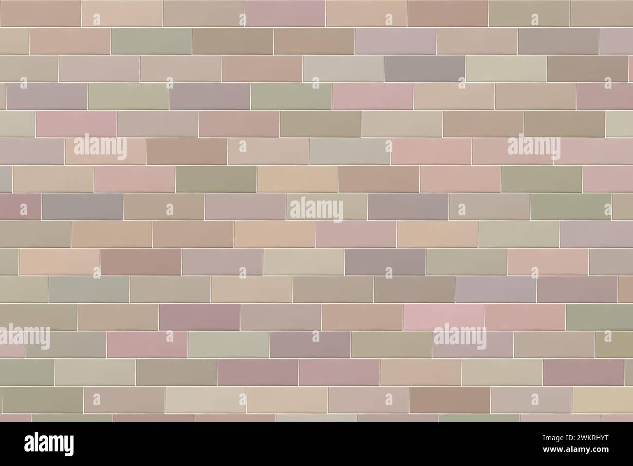 Texture of different colored bricks as top view for background Stock ...