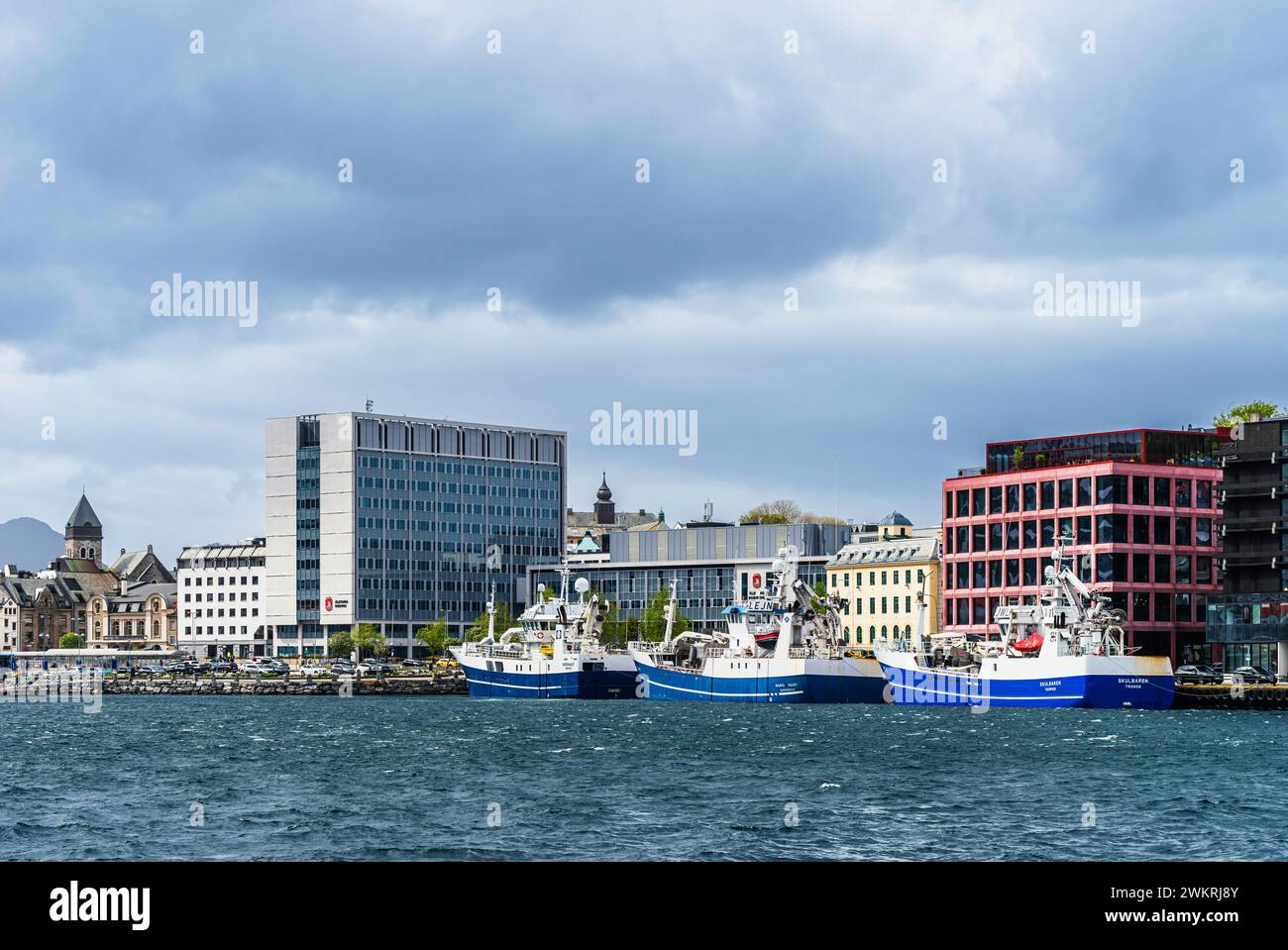 Ships in the fjord, ALESUND, Geirangerfjord, Norway Stock Photo - Alamy