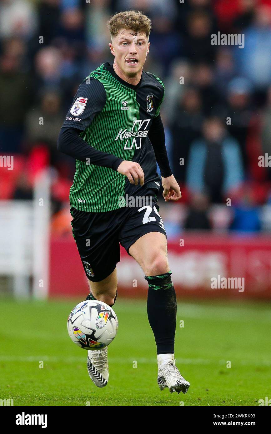 Coventry City's Victor Torp during the Sky Bet Championship match at ...