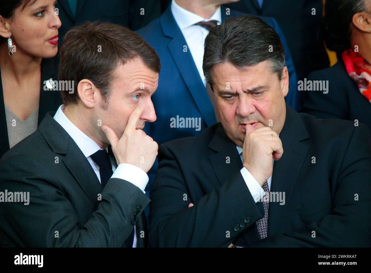 Emmanuel Macron, Sigmar Gabriel - deutsch-franzoesische ...