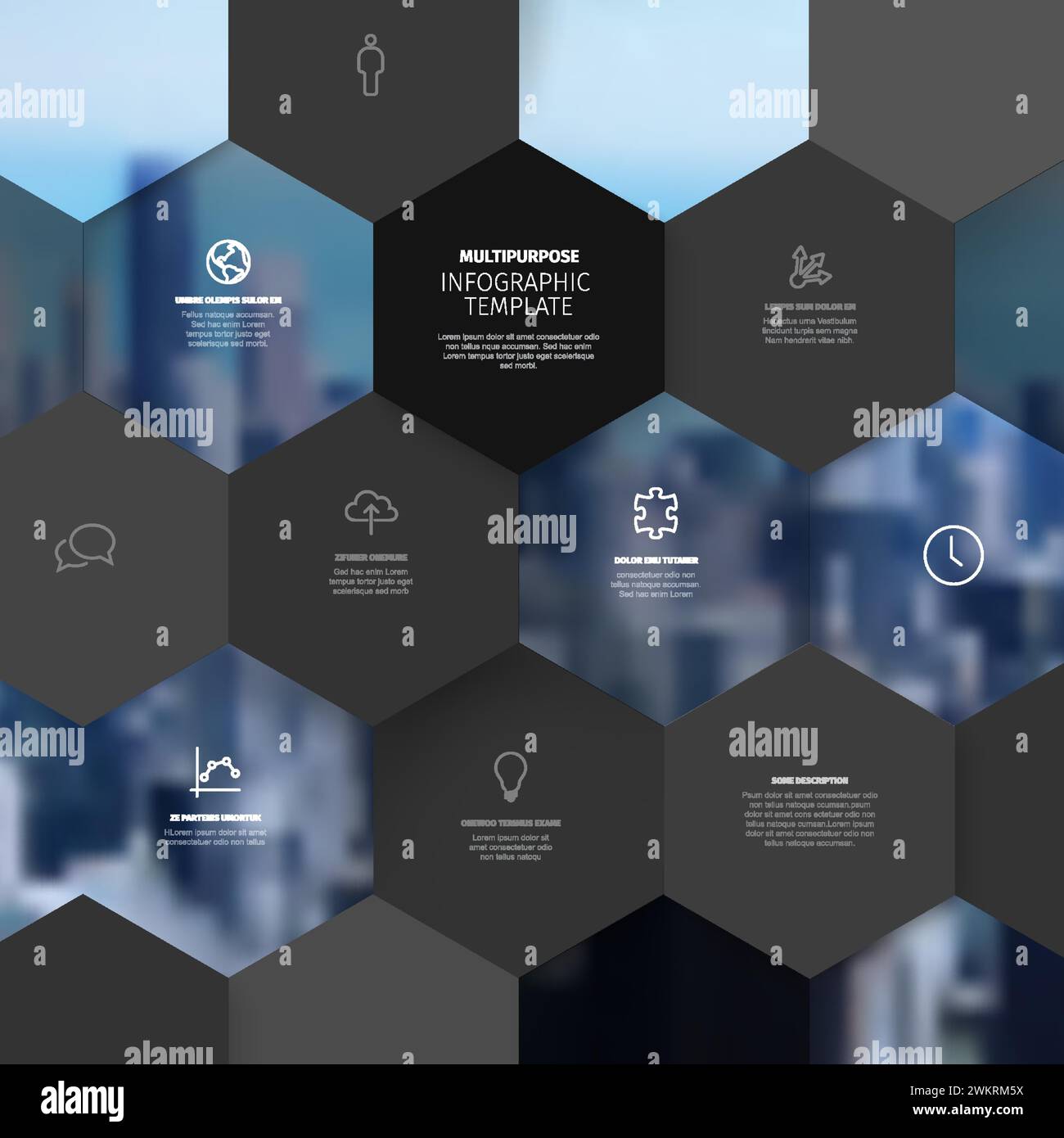 Hexago vector vectors Stock Vector Images - Alamy