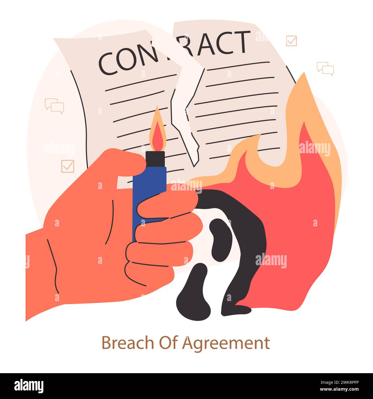 Hand burn paper Cut Out Stock Images & Pictures - Alamy