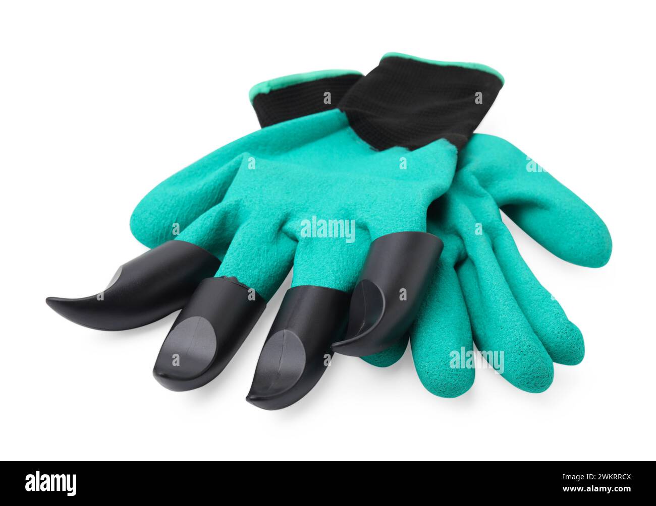 Pair of turquoise gloves hi-res stock photography and images - Alamy