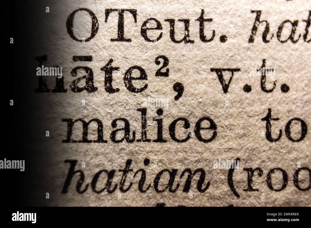 Hate speech definition hi-res stock photography and images - Alamy