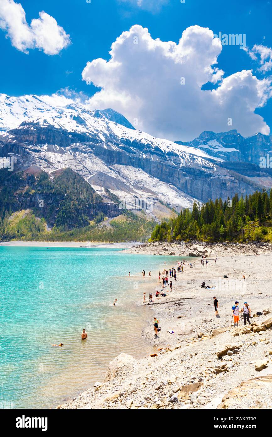 Oeschinensee in bernese oberland hi-res stock photography and images ...