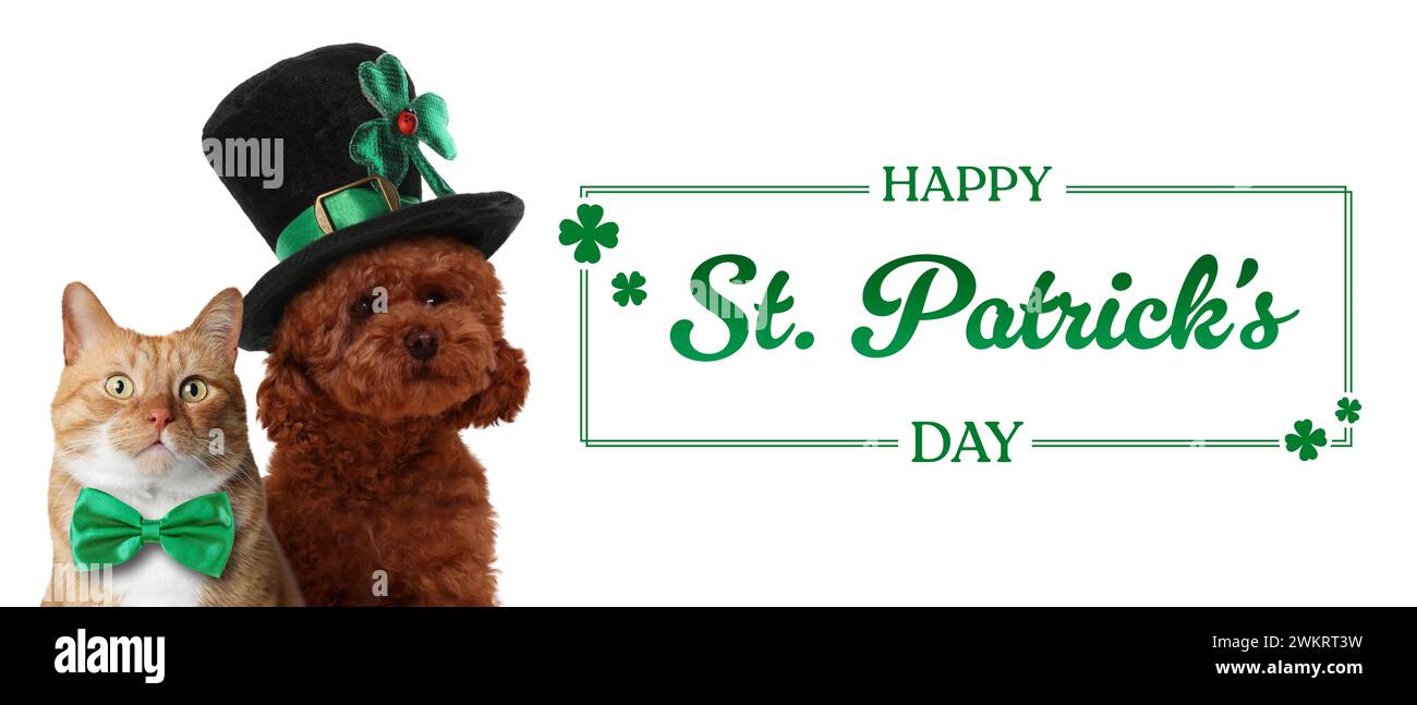 Festive banner happy st Cut Out Stock Images & Pictures - Alamy