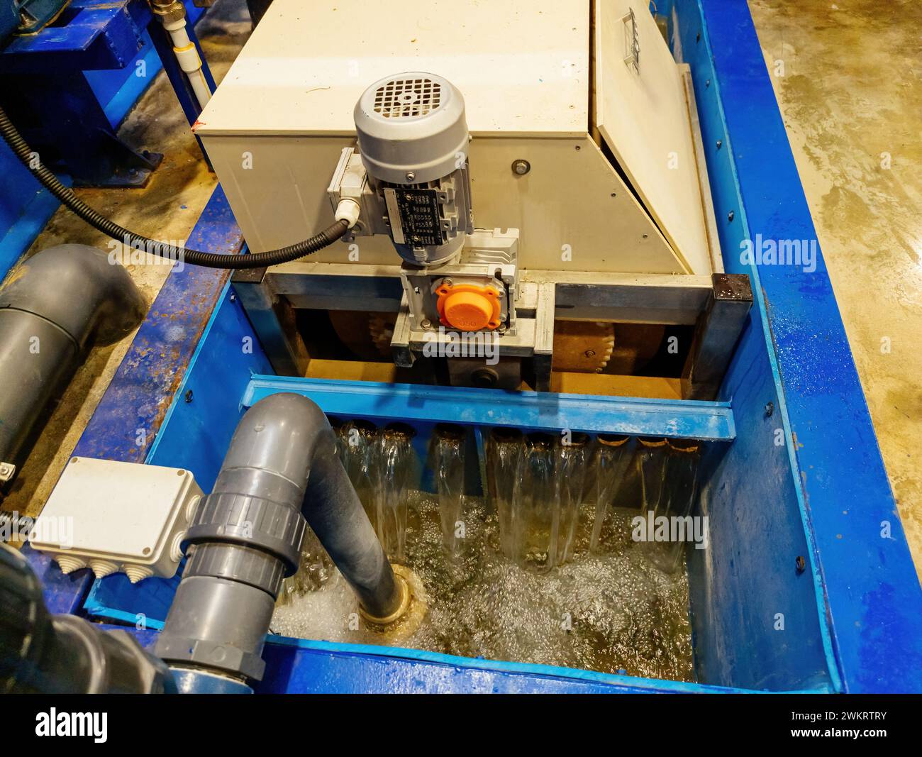 Industrial water treatment system in fish farm Stock Photo - Alamy