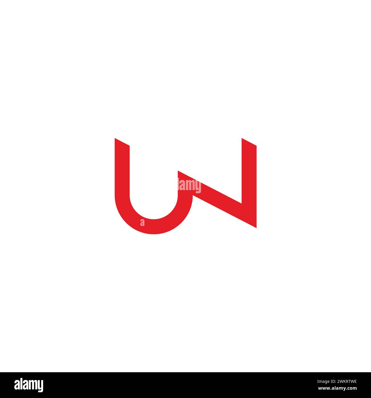 letter un simple linked line geometric line logo vector Stock Vector ... letter un simple linked line geometric line logo vector Stock Vector ...