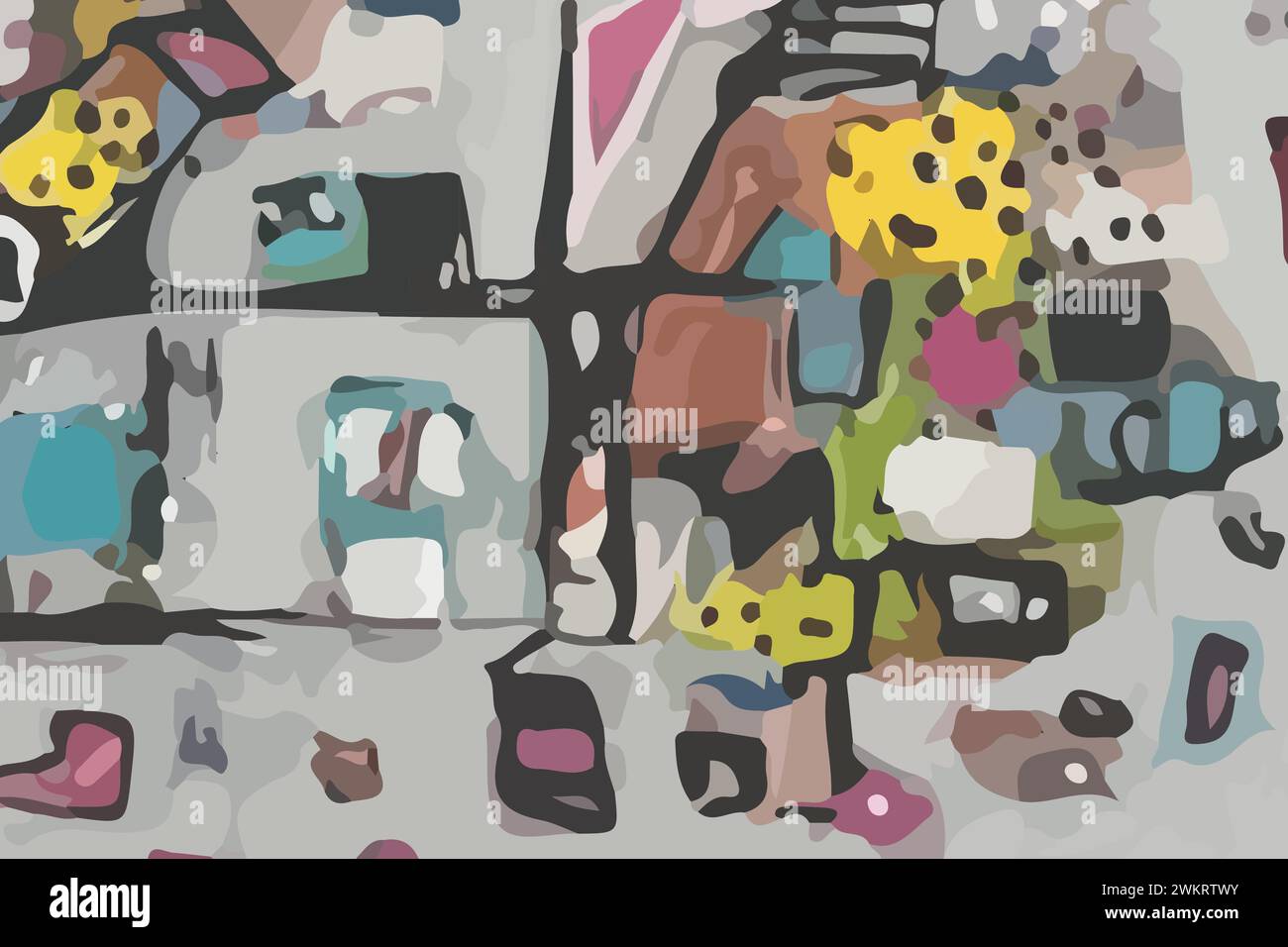 Abstract painting detail Stock Vector Images - Alamy