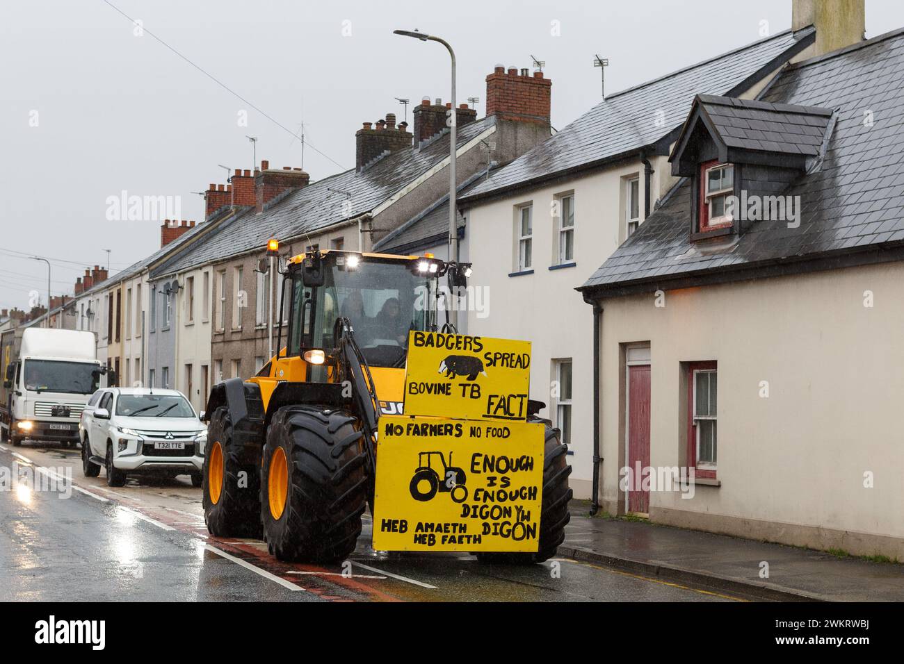 Farmers protest wales 2024 hi-res stock photography and images - Alamy
