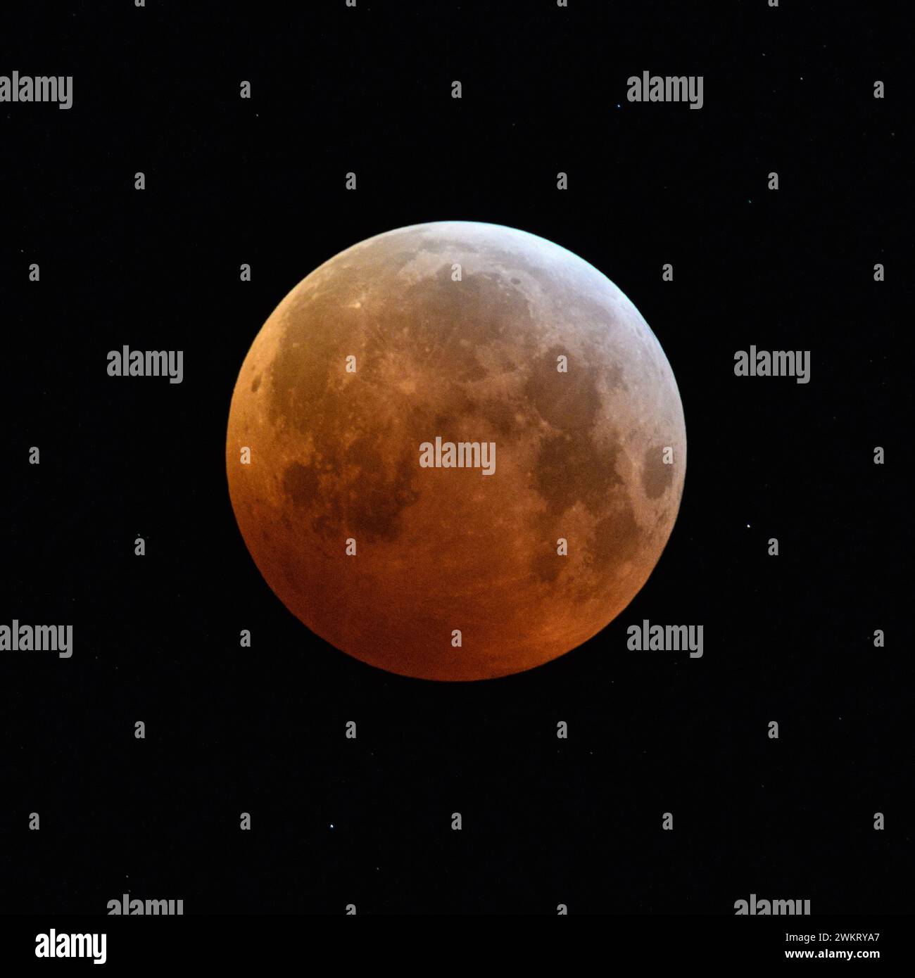 Eclipse of the super moon, lunar eclipse, red supermoon, blood moon ...