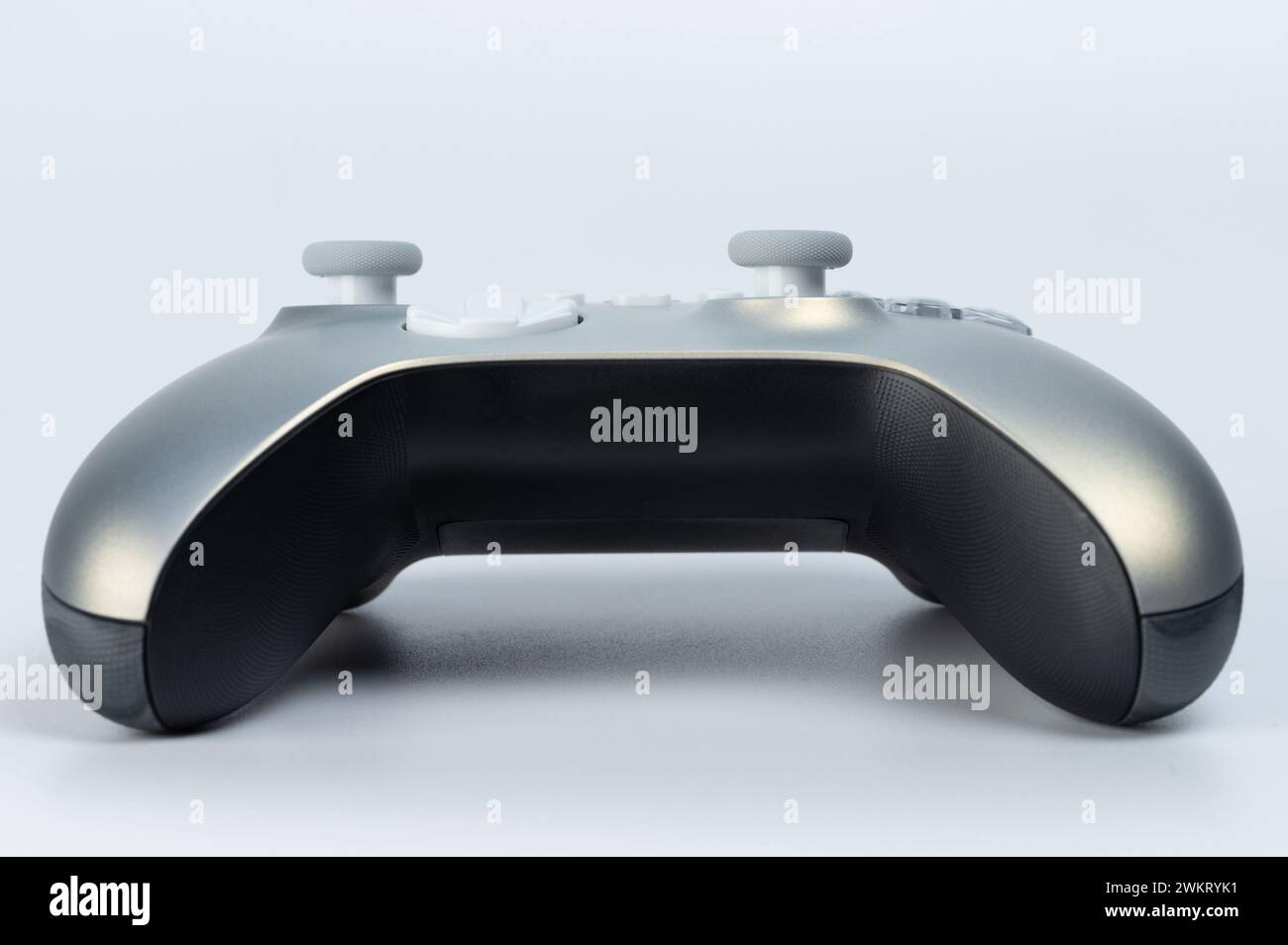 New game controller with white stick bottom view isolated Stock Photo ...