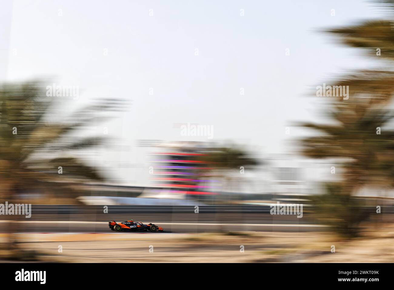 Sakhir, Bahrain. 22nd Feb, 2024. Lando Norris (GBR) McLaren MCL38. 22. ...