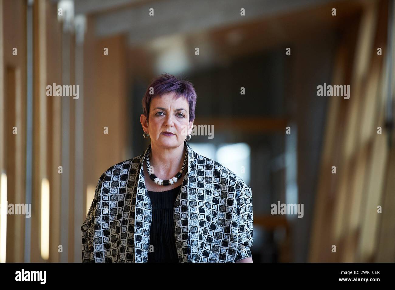 Edinburgh Scotland, UK 22 February 2024. Cabinet Secretary for Justice ...