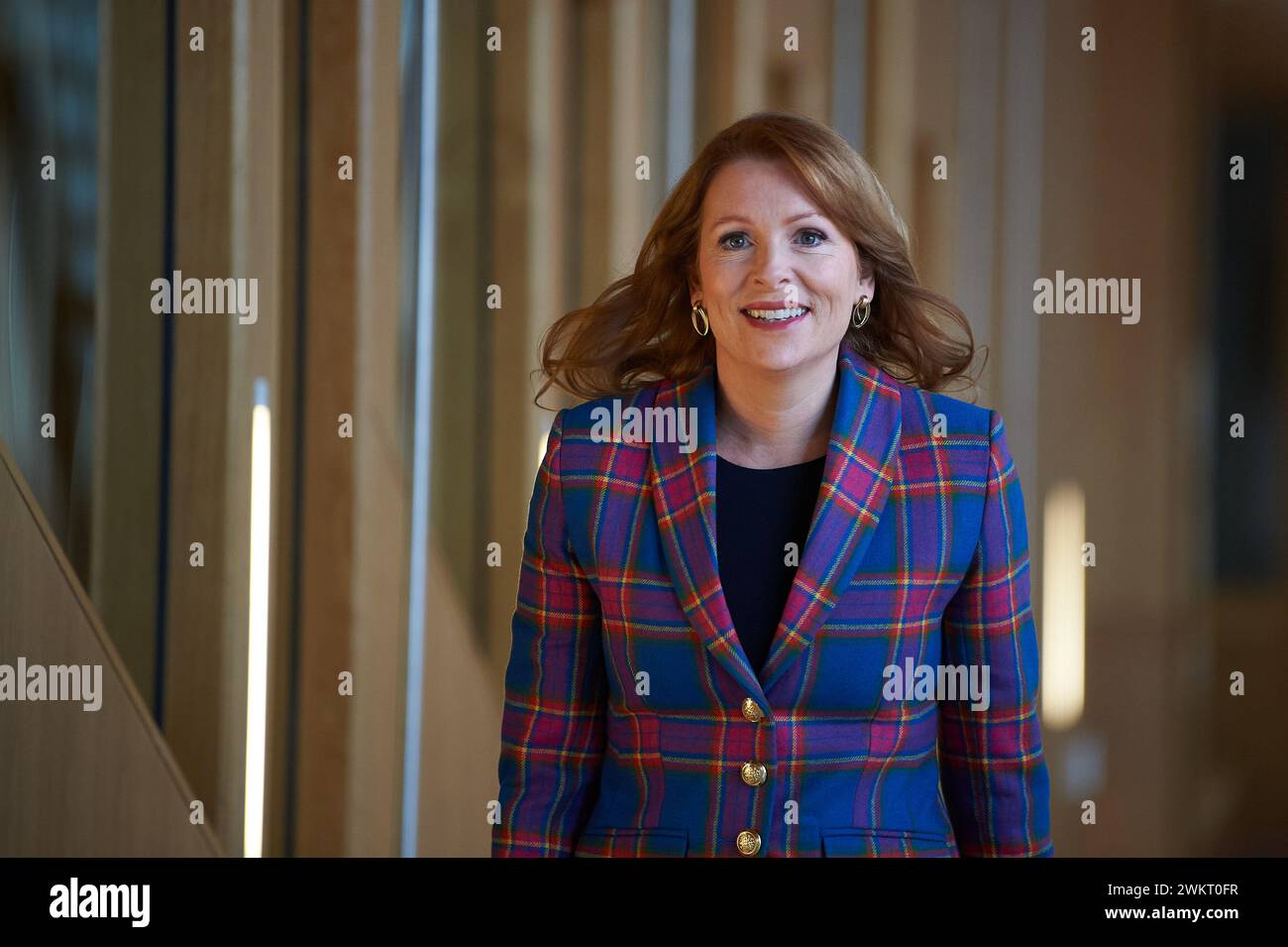 Edinburgh Scotland, UK 22 February 2024. Ash Regan MSP at the Scottish ...