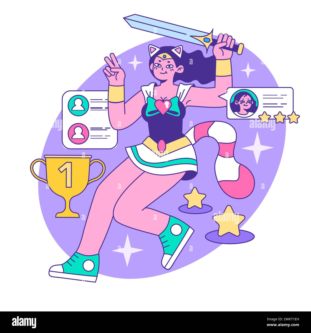 Metaverse. VR futuristic technology. Digital environment or online ...