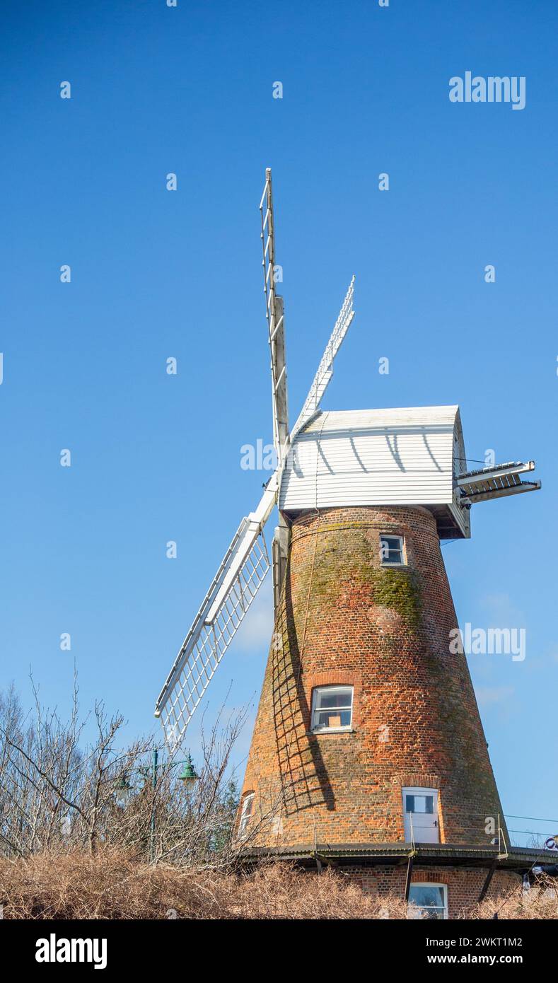 Rayleigh Smock Windmill Stock Photo - Alamy