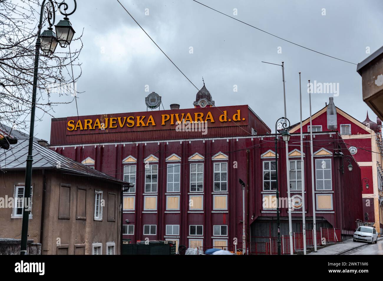 Sarajevo - Bosnia and Herzegovina - 11 FEB 2024: Sarajevska pivara is a ...