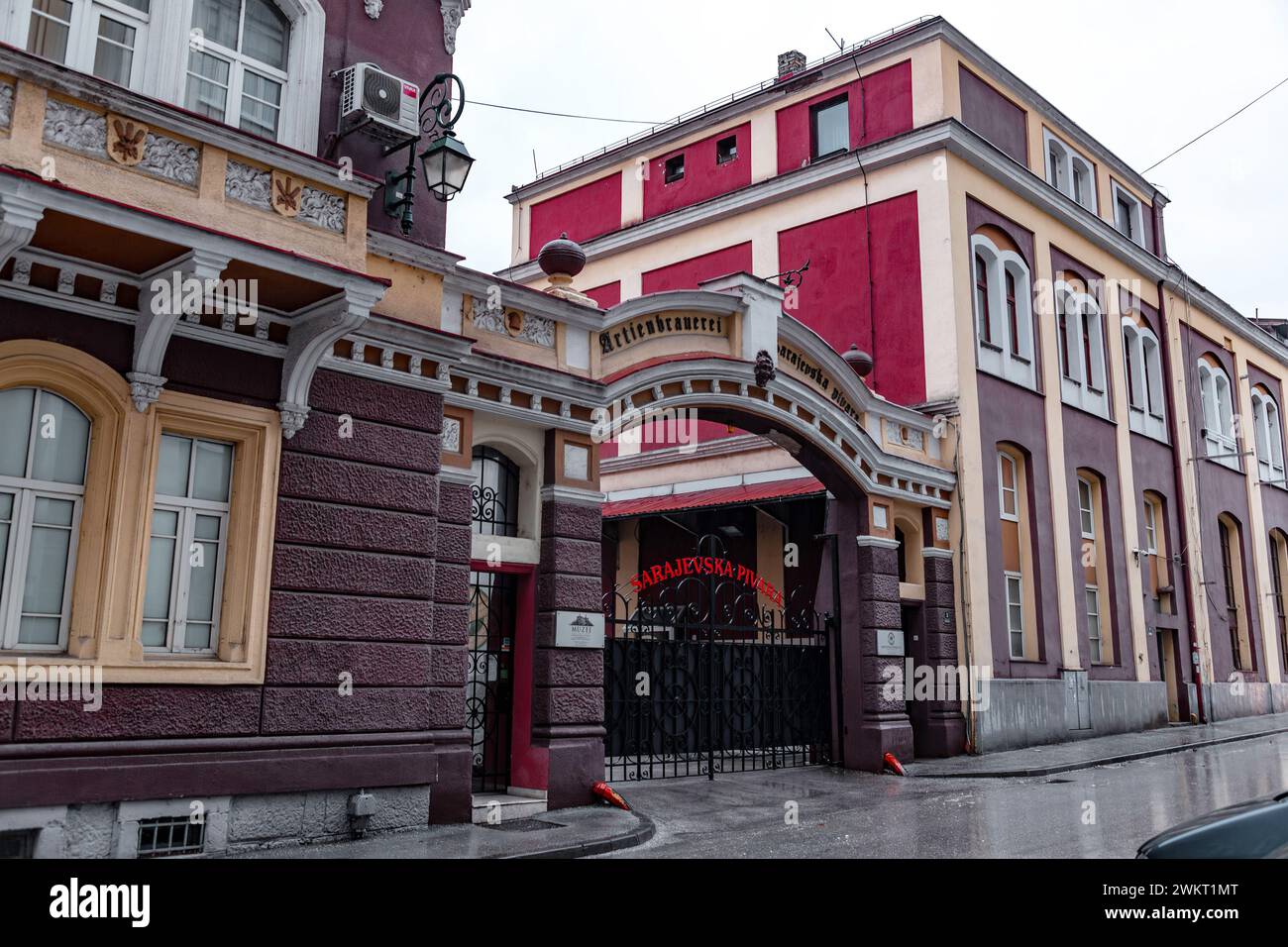 Sarajevo - Bosnia and Herzegovina - 11 FEB 2024: Sarajevska pivara is a ...