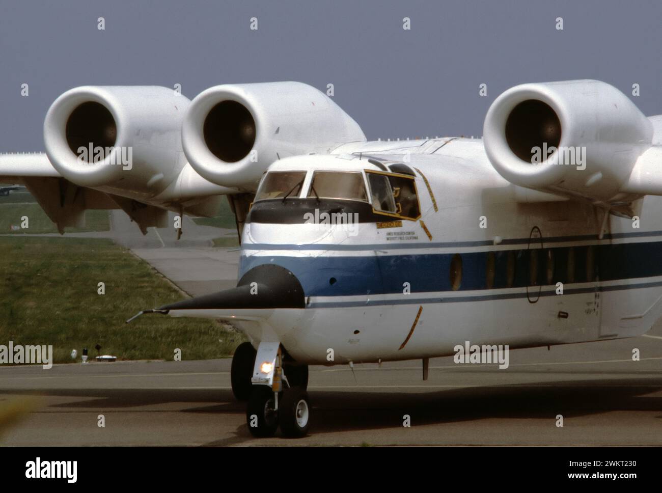 NASA experimental aircraft QSRA (Quiet Short-Haul Research Aircraft ...