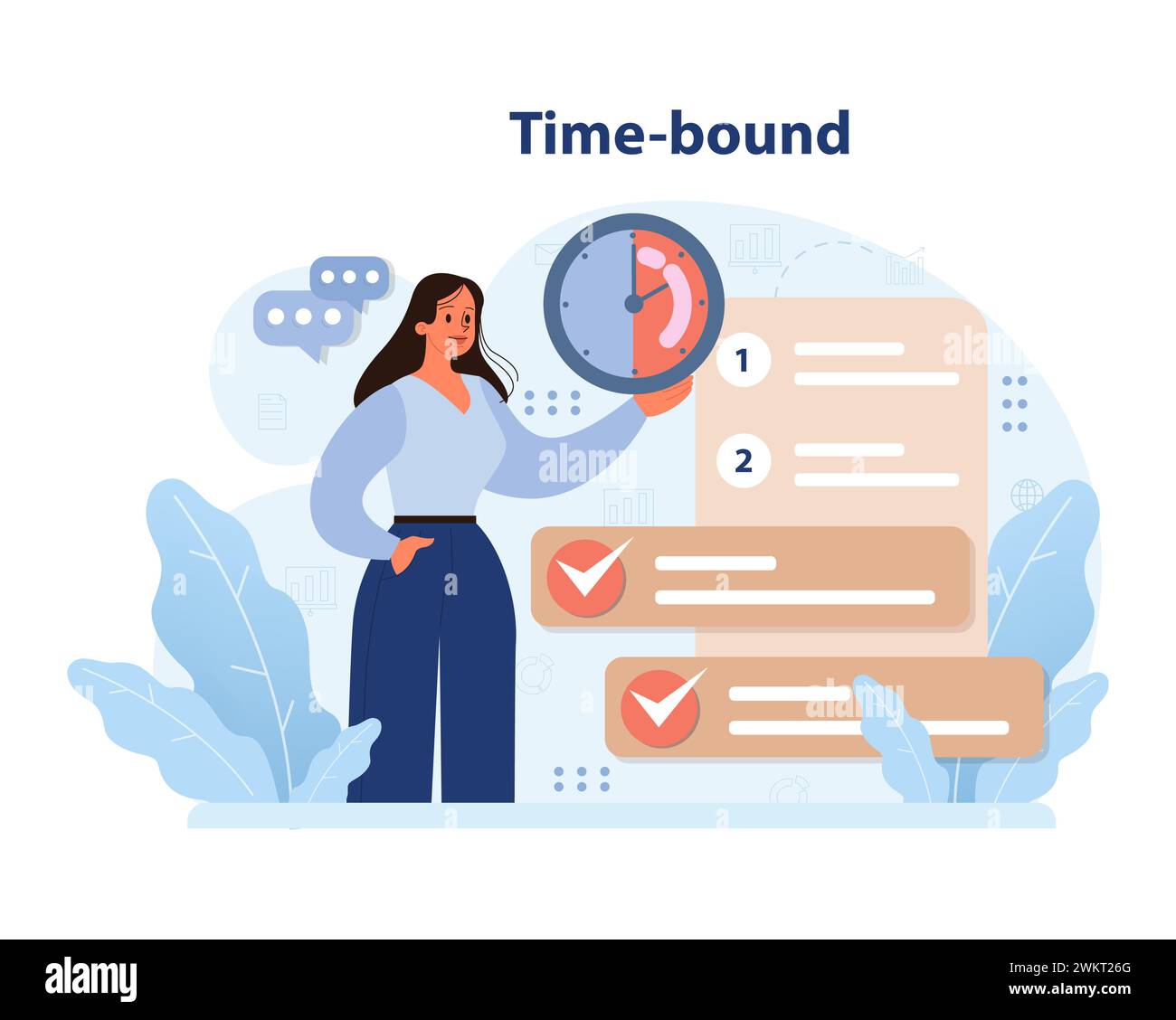 Timely tasks Stock Vector Images - Alamy