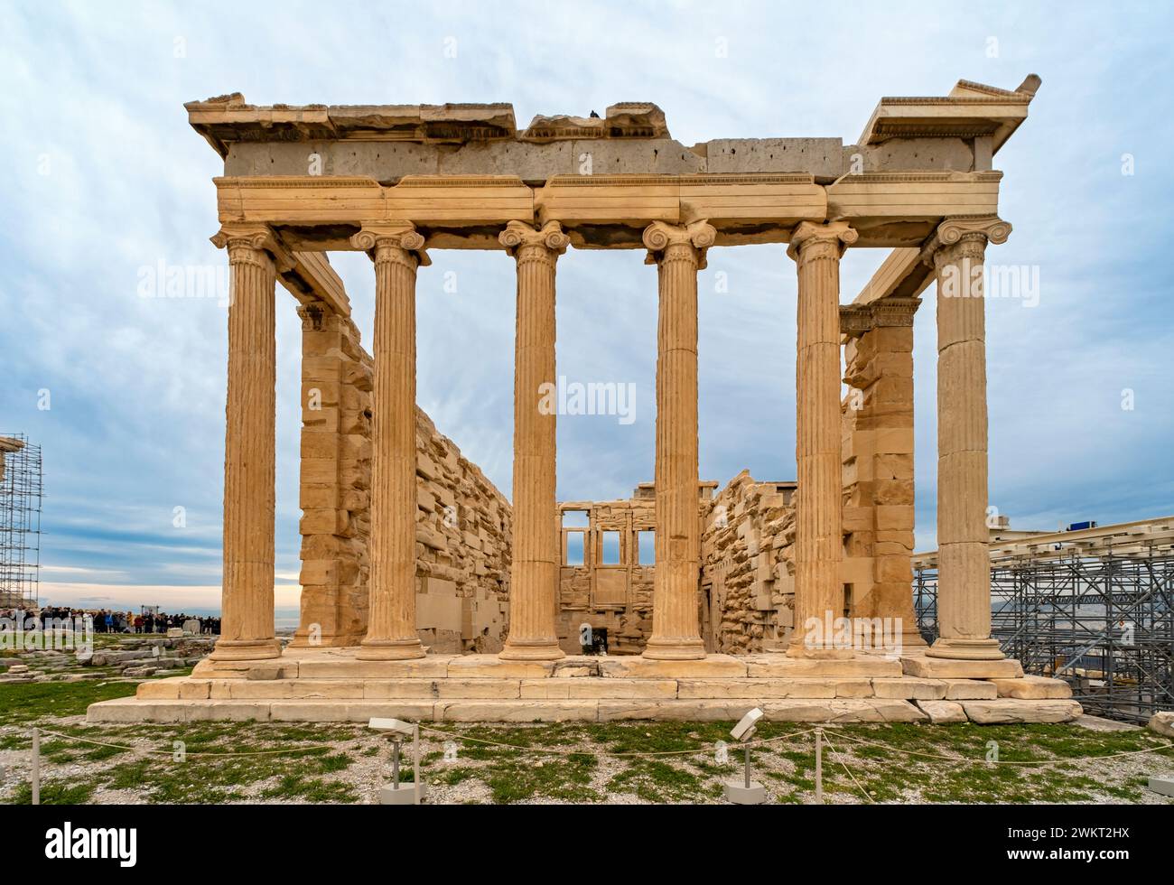 East facade of Erechtheion or Erechtheum, Temple of Athena Polias ...
