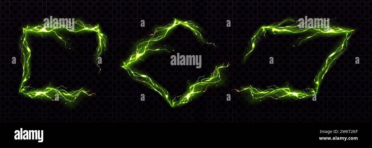 Plasma bolts of energy Stock Vector Images - Alamy